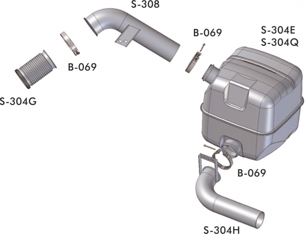 Raçudão Acessórios Para Caminhões - Silencioso Catalisador Scania Serie ...